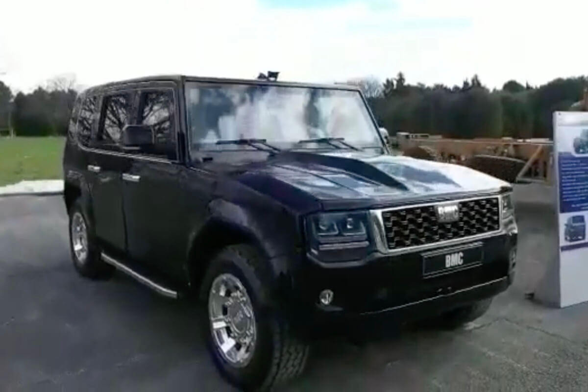 Zırhlı 4x4 SUV BMC TULGA 'nın son halini gösteren bir video paylaşıldı